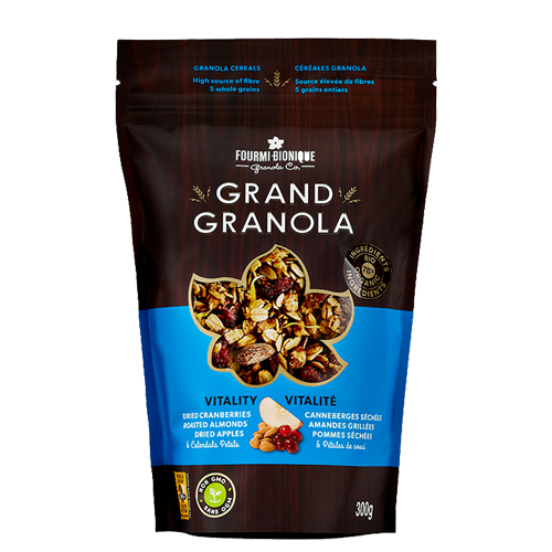 Granola vitalité bio La Fourmi bionique, grossiste épicerie fine